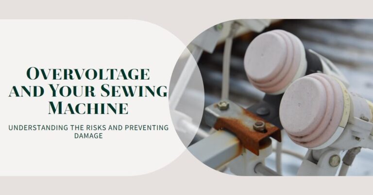 The Silent Threat: How Overvoltage Can Damage Your Sewing Machine Motor ...